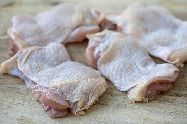 Weee! - Mountaire Whole Boneless Chicken Leg Meat with Skin, Frozen