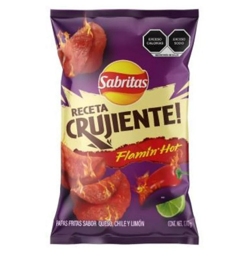 Sabritas Receta Crujiente, Papas Fritas Picosas - Weee!