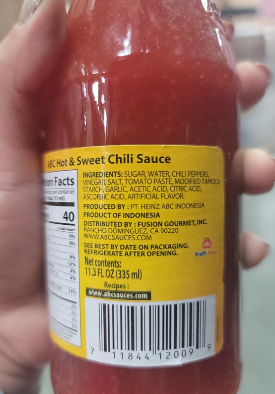 ABC Hot and Sweet Chili Sauce - Weee!