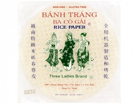 Three Ladies Brand Rice Paper 25cm - Weee!