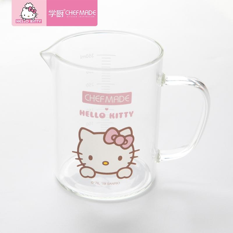 Chefmade Hello Kitty Glass Measuring Cup 350ml - Weee!