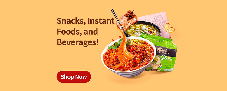 Snacks, Instant Foods, and Beverages!