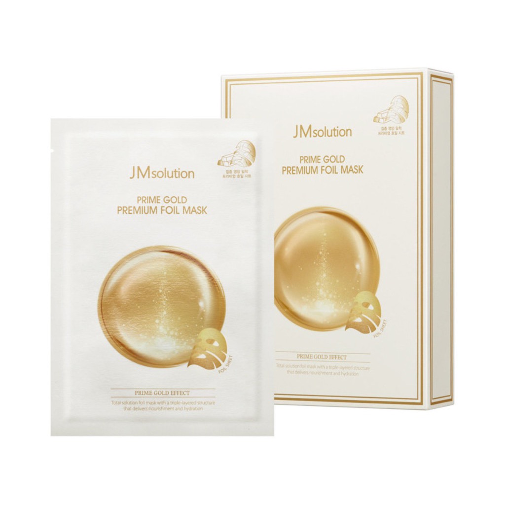 Weee! - JM Solution Prime Gold Premium Foil Mask 10 Sheets