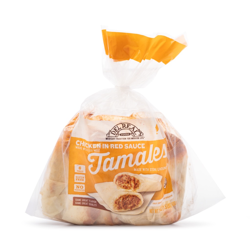 Weee! - Del Real Chicken Tamales With Red Sauce