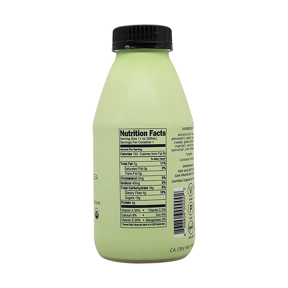 Weee! - Pop & Bottle Matcha Green Tea Almond Latte